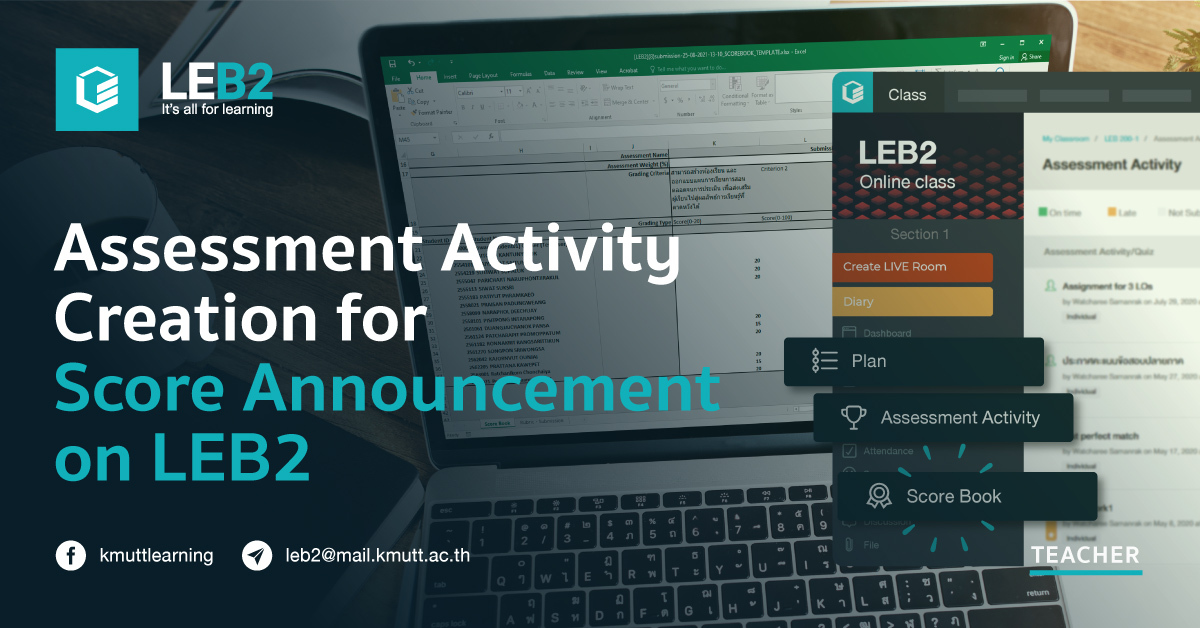 Assessment Activity Creation for Score Announcement on LEB2 – LEB2 Support